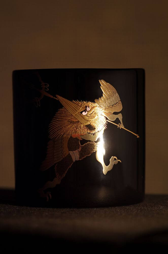 Hyakki Yagyo "Sho(笙)" Guinomi Sake cup – Fine Japanese Lacquerware Online